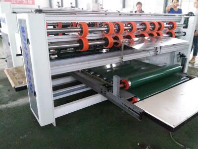 China Corrugated Carton Folder Gluer Machine Double Pieces Box Flexo Printing for sale