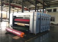 China Corrugated Box Flexo Printer Slotter Machine Touch Screen Adjustment for sale