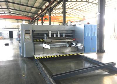 China Full PLC Control Flexo Printing And Die Cutting Machine 200 Sheets / Min High Speed for sale