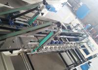China High Efficiency Carton Box Making Machine / Automatic Folder Gluer Stitcher for sale