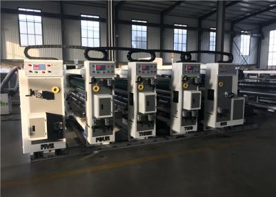 China Corrugated Paperboard Carton Machine , Ink Printing Die Cutting Machine for sale