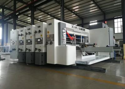 China Water Ink Flexo Printer Slotter Machine Adopt Frequency Variable Controller for sale
