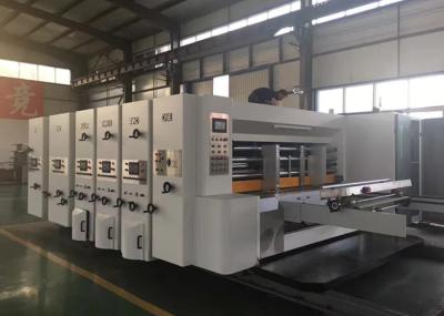 China Corrugated Flexo Printing Machine / Printing Slotting Die Cutting Machine for sale
