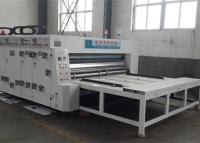 China Carton Box Water Ink Flexo Printer Slotter Machine With 60 Pcs / Min Speed for sale