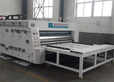 China Carton Box Water Ink Flexo Printer Slotter Machine With 60 Pcs / Min Speed for sale
