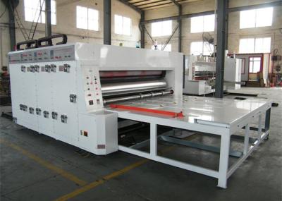 China Corrugated Carton Water Ink Printer Slotter Machine Semi Automatic Type for sale