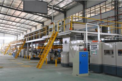 China Three Layer Corrugated Paperboard Production Line 60 - 80m / Min Economic Speed for sale