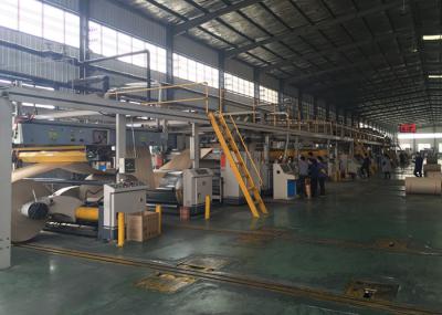 China Professional Corrugated Cardboard Machine 1400 - 2200mm Working Width for sale