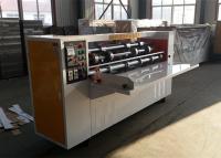 China Thin Knife Slitting Carton Box Making Machine Iron And Steel Material for sale