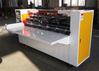 China Thin Knife Slitting Carton Box Making Machine Iron And Steel Material for sale