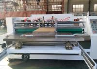 China Fast Speed Paper Carton Making Machine Fit Paper Slitting And Creasing for sale