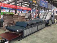 China Press Laminating Machine / Flute Laminating Machine Counter Designs Scientifically for sale