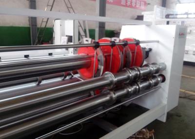 China Chain Feeding Type Printer / Eccentric Slotter Machine 60 Pcs / Min Speed for sale