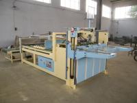 China Blue Color Carton Folder Gluer Machine / Corrugated Box Gluing Machine for sale