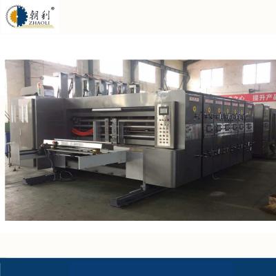 China Full Automatic Flexo Printer Slotter Machine 5 Colors Printing Fit Carton Box for sale