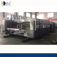 China Europe Standard Flexo Printer Slotter Machine / Paper Die Cutting Machine for sale