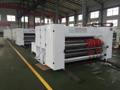 China Corrugated Cardboard Carton Box Printer Slotter Machine Semi Automatic Type for sale