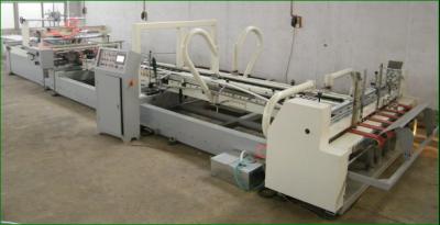 China Automatic Carton Folder Gluer Machine High Speed For Making Carton Box for sale