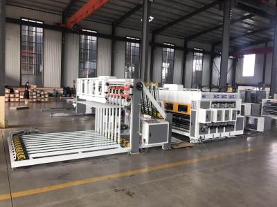 China Small Carton Automatic Double Color Flexo Printing Slotting Machine for sale