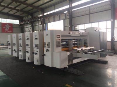 China 1200x2400 Flexo Printer Slotter Machine For Making Carton Box Energy Efficiency for sale