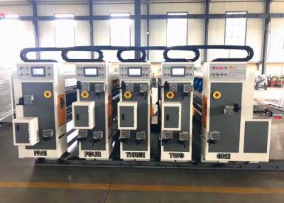 China Automatic Flexo Printing Slotting Die Cutting Machine / Corrugated Box Printing Slotting Machine for sale