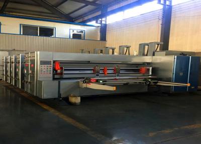 China Fully Automatic Flexo Printing Slotting Die Cutting Machine / Carton Board Multi Colors Printing Machine for sale