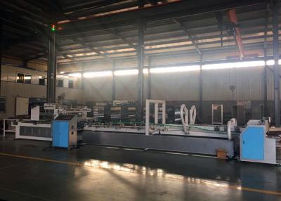 China Automatic Corrugated Carton Folder And Gluer Machine / 2400 Mm Model Corrugated Box Folder Gluer Machine for sale