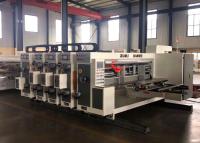 China Lead Edge Feeding 4 Colors Carton Box Printing Slotting Die Cutting Machine  /  Automatic Slotting Machine for sale