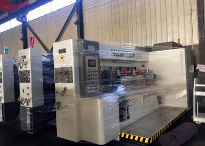 China Alloy Steel Computer Automatic flexo Printing Slotting Machine  /  Carton Box Making Machine for sale