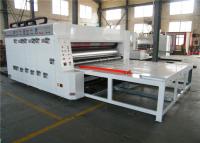 China Semi Automatic Flexo Printer Slotter Machine Chain Feeding Mode 5.5 Kw Power for sale