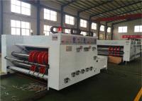China Semi Automatic Flexo Printer Slotter Machine Chain Feeding Mode 5.5 Kw Power for sale