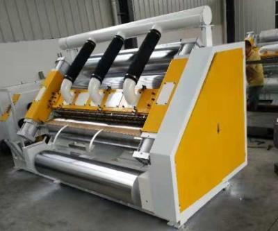 China Single Facer 2 Layer Corrugated Cardboard Machine 1600mm Suction Type for sale