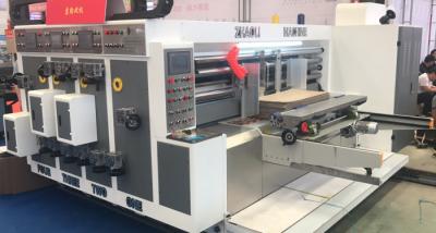 China Flexo Printing Die Cutting Corrugated Carton Machine Full Automatically for sale