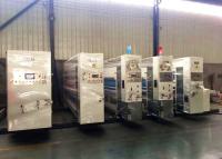 China Model 900 * 2200 mm Corrugated Cardboard Automatic Flexo Printng Slotting Die Cutting Folding Gluing Bundling Machine for sale