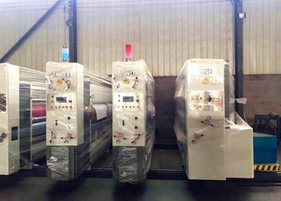 China Packing Linkage Corrugated Carton Box Vacuum Feeder Flexo Printing Slotting Gluing Bundling Machine for sale