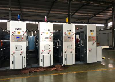 China Speed 150 Pcs / Min  Automatic Feeding Flexo Carton  Printer Slotter Die Cutter Packing Machine for sale