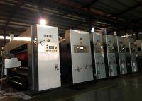 China Fully Automatic Carton Water ink Printing Slotting Die Cutting Folding Gluing Bundling Machine for sale