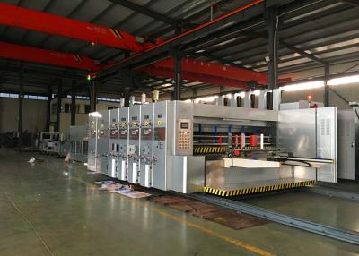 China Flexo Printing Slotting Die Cutting with Automatic Carton Box Packing  Machine for sale