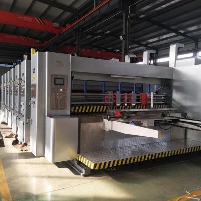 China Lead Edge Feeding Carton Printing Slotting Machine / Flexo Printing Machine for sale