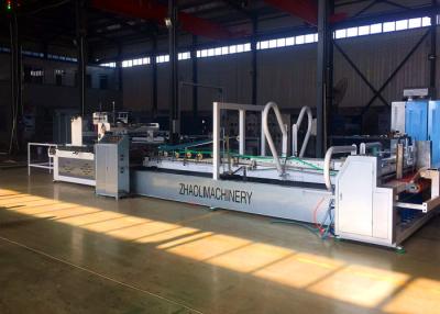 China 2200 X 1100 MM Model Corrugated Carton Box Folder And Gluer Machine / Paperboard Carton Packing Machine for sale