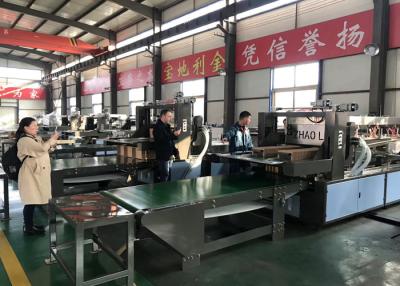 China Professional Making Corrugated Paperboard Partition Asemmbler Machine / Paperboard Slitter Asemmbling Machine for sale