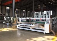 China Speed  0-1200 Turn / Min Lead Edge Feeder Corrugated Board Thin Blade Slitting Scoring Machine for sale