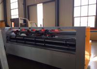 China Speed  0-1200 Turn / Min Lead Edge Feeder Corrugated Board Thin Blade Slitting Scoring Machine for sale