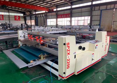 China Semi Automatic Carton Box Forming  Pasting Machine  / Pressure Gluer Machine For Carton Box for sale