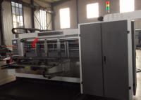 China Alloy Grinding Gear Automatic Vacuum Feeder Flexo Printer Slotter Machine / Carton Box Making Machine for sale