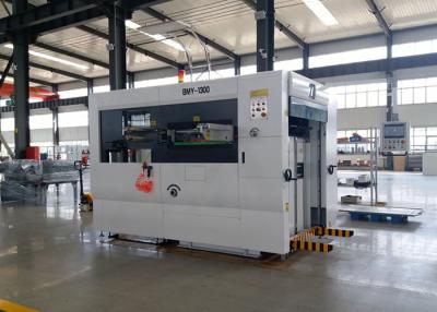 China BYM Flat Bed Ppaer Carton Die Cutting Machine 4600 Pcs/ Hour Speed for sale