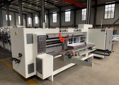 China 282 Diameter  2400 X 900 Model Automatic Vacuum Feeder Corrugated Board Slotting Creasing Machine for sale