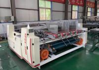 China Semi - Automatic Two Piece Carton Gluing Machine For Corrugated Board for sale