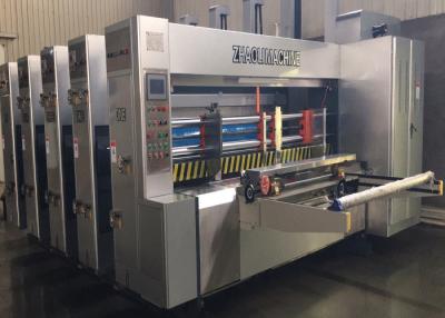 China Speed 120 Pcs / Min Carton Box Flexo Printer Slotter Machine 2400 X 1600 Mm Max Paperboard Size for sale