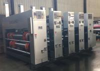 China Automatic Vacuum Corrugated Box Water Ink Printing Slotting Machine Plc Control for sale